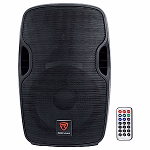 Rockville BPA12 12" Professional Powered Active 600w DJ PA Speaker w Bluetooth
