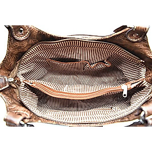 Western Style Cowgirl Belts Buckle Country Purse Crossbody Handbag Women Hobo Shoulder Bag Wallet Set Red