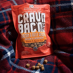 Stella & Chewy's Crav'n Bac'n Dog Treats Bacon & Duck Recipe, 8.25 oz. Bag