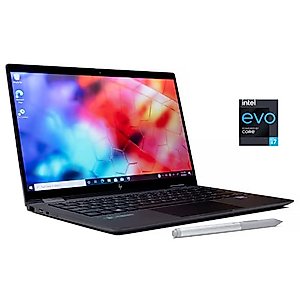 Best Notebook New Elite Dragonfly Max 13.3inch Multi-Touch 2-in-1 FHD 11th Gen Intel EVO i7-1165G7 Gorilla Glass X55 5G LTE Active Pen 2TB SSD 16GB Ram Win 10 Pro. Navy Blue i7|2TB SSD|16GB RAM|5G