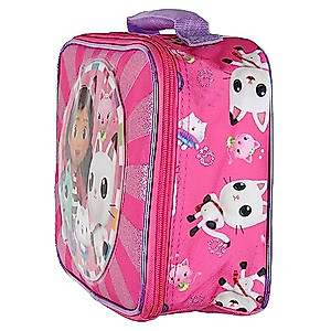 AI ACCESSORY INNOVATIONS Gabby's Dollhouse Kids Lunch Box Pandy Paws and Kitty Friends Insulated Lunch Bag