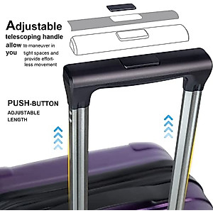 Feybaul Luggage Sets (Only 28in Expandable)Carry on Suitcase with Spinner Wheels