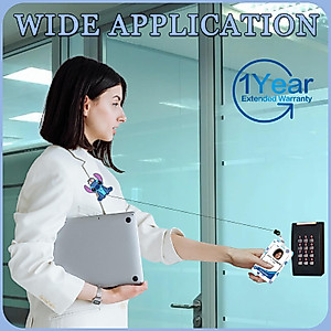 Badge Reel-Badge Reels Retractable/Retractable Badge Holders with ID Card Holder,Nurse Badge Reel for Nurse RN LVN,Cute Badge Reel Fit for Teacher Working Women Men (Blue-1)