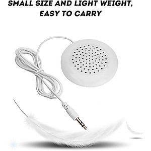 VBESTLIFE Portable CD DIY Pillow Speaker 3.5mm Mini Stereo Speaker for MP3 Phone