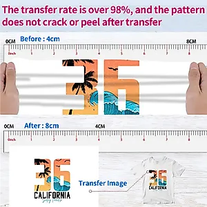 Methdic Sublimation Paper 8.5x11 Inch Instant Dry 125 Sheets Sublimation Blanks Transfer Paper For Inkjet Printer ，105gsm