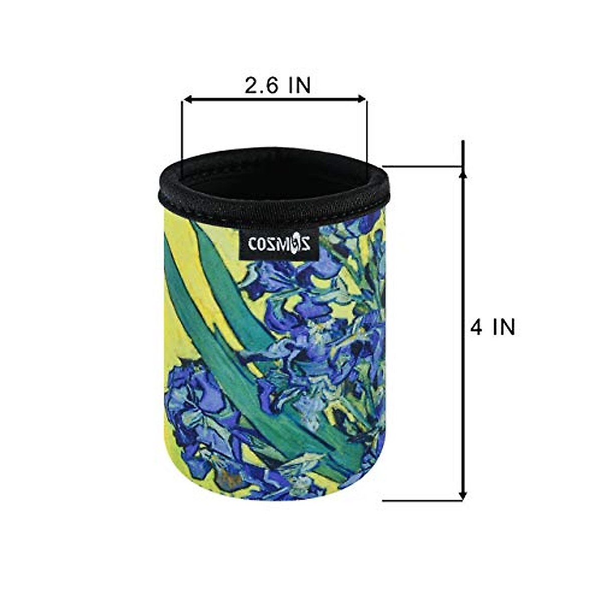 CM Soft Neoprene Standard Beverage Can Sleeves Insulators Regular Standard Can Covers for Standard 12 Fluid Ounce Drink & Beer Cans