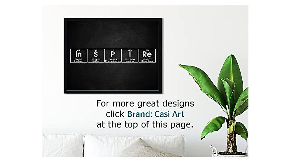 Inspire Periodic Table Print | Science Poster for Classroom & Home