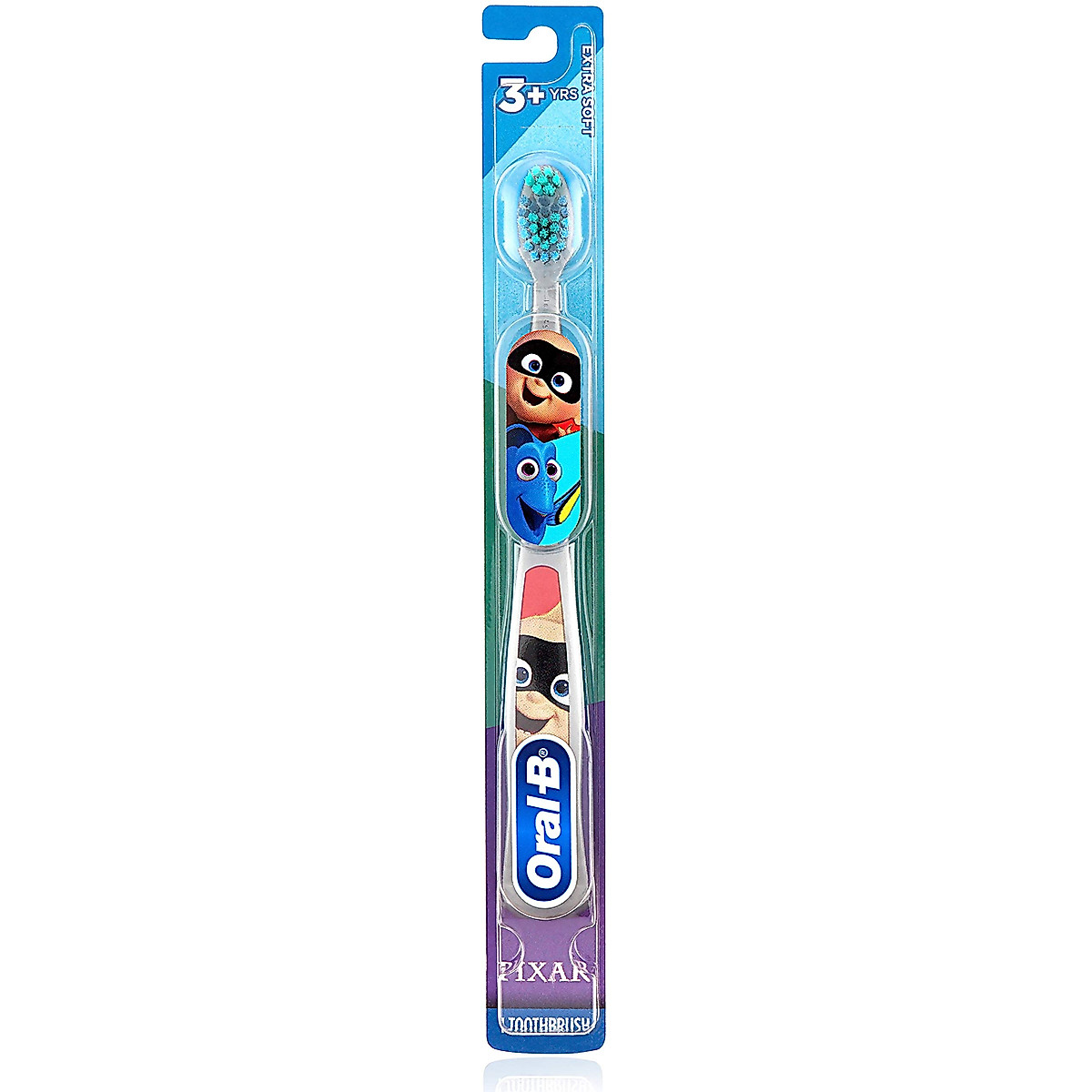 Hippie Hype Kids Manual Toothbrush, for Children and Toddlers 3+, Extra Soft Bristles - Pack of 6 (Characters Vary)