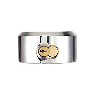 FIGODE® Heavy Duty Lock, 2-7/8" Reinforced Hidden Shackle Lock, Trailer Door Lock, Great for Trucks Van Gates Warehouse, etc. 4 Padlocks Keyed Alike