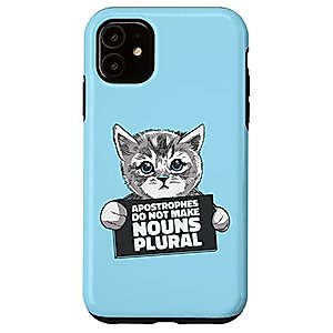iPhone 11 Apostrophes Don't Make Nouns Plural Funny English Teacher Case