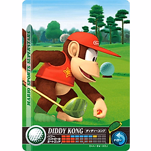 Nintendo Mario Sports Superstars Amiibo Card Golf Diddy Kong for Nintendo Switch, Wii U, and 3DS