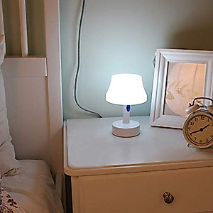 WRalwaysLX Led Night Light, USB Power/Battery Operated Nursery Lamps with Remote Control, Portable 5-Stage Dimmable Table Lamp with Timer for Bedroom, Kids Room and Other Room