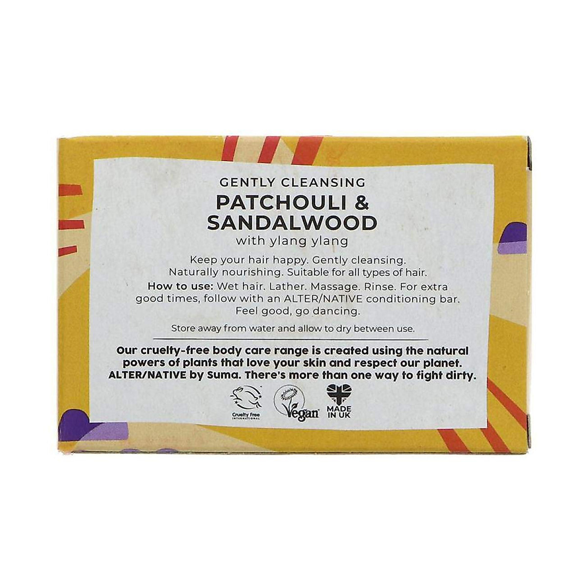 Alter Native Natural Patchouli & Sandalwood Glycerine Shampoo Bar 3.15oz