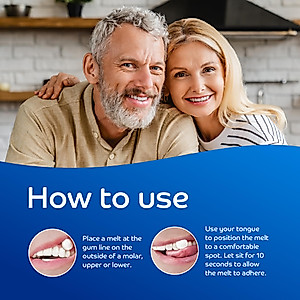 OraCoat XyliMelts Dry Mouth Relief Moisturizing Oral Adhering Discs 40 Count, 6 Pack, Slightly-Sweet with Xylitol, for Dry Mouth, Stimulates Saliva