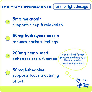 Native Pet Calm Dog Treats for Stress and Anxiety Relief - Dog Calming Chews - Natural Calming Dog Treats Made with Melatonin for Dogs - Natural Dog Calming Chews - Dog Anxiety Relief - 30 Chews