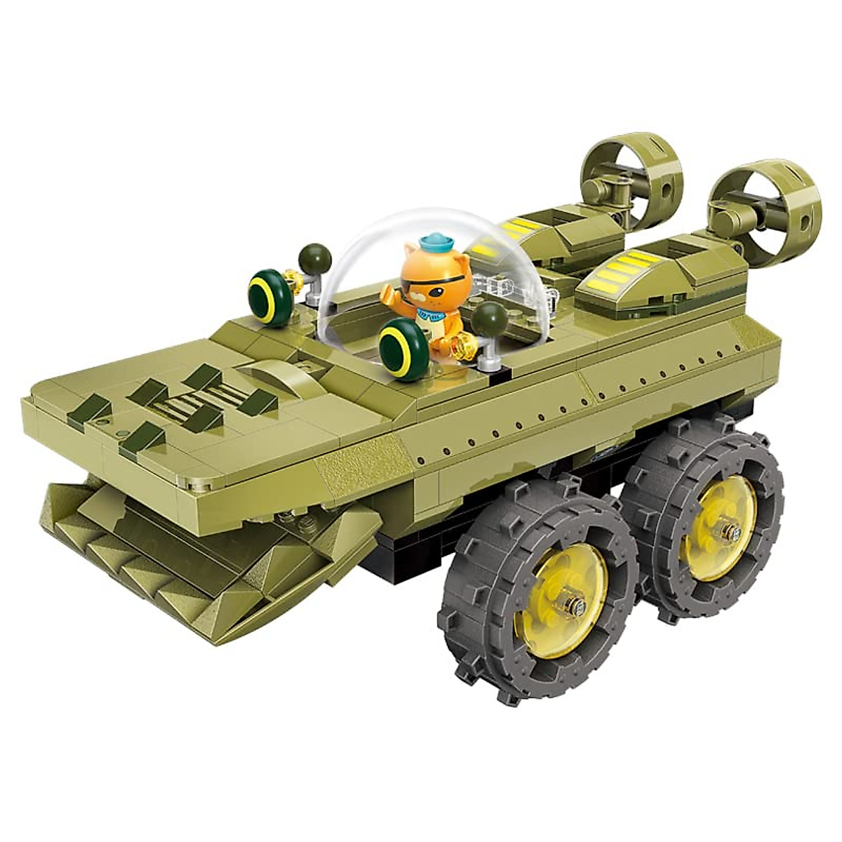 BASEPLATES for Age 6+ Building Block Octonauts Ocean Adventure GUP-K Alligator Vehicle & kwazii dashi 330pcs Building Brick Set-No Package Box