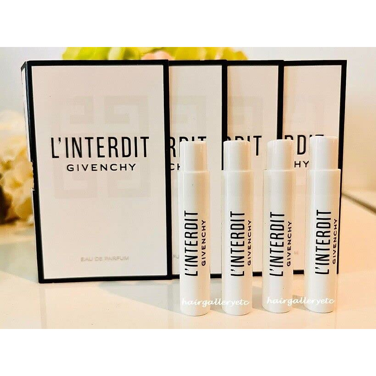 4 L'Interdit Eau de Parfum Spray Sample Vial Perfume 1 ml