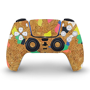 Head Case Designs Officially Licensed Ninola Colourful Assorted Vinyl Faceplate Sticker Gaming Skin Decal Cover Compatible with Sony Playstation 5 PS5 Disc Edition Console & DualSense Controller