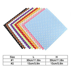 Craft Sheet DIY Non-Woven Fabric, 10Pcs Non-Woven Fabric, Coin Bag Sewing for Making Costumes Christmas Crafts(15 * 15cm 10 Colors/Bag)