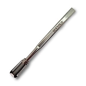 DUEVOLO Stainless Steel Spring Bombilla Flat (Straw), with detail heat difusor. Removable system for easy cleaning. Yerba Mate Cup Bombilla Gourd Drinking Filter Straws. Yerba Mate Gourd.