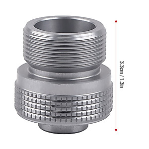 Dioche Gas Adapter, Camping Gas Canister Adapter Convertor Valve Flat Canister to 1L MAPP Gas Adapter