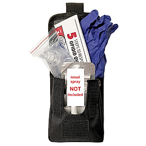 Naloxone Overdose Kit with Voice Instructions, Essential to Respond to an opioid Overdose Rescue, Does NOT Include naloxone, 1.0 Count
