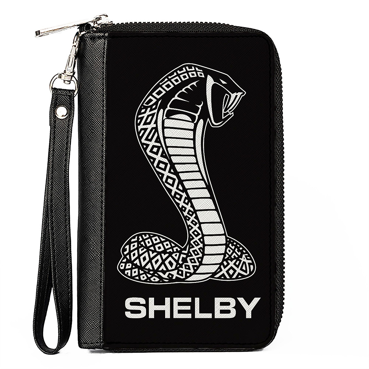 Buckle-Down Women's PU Zip Around Wallet Rectangle-Shelby, 7.5"x4.5"