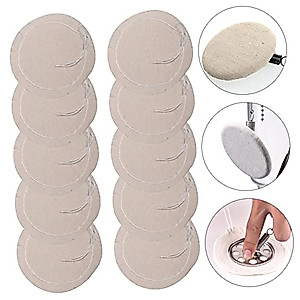 CRAFTHROU 20pcs Coffee Pot Filter Cloth Espresso Maker Coffee Filter Clothes Coffee Filter Paper Bag Espresso Pitcher Coffee Pot Tool Thai Tea Strainer Coffee Supply Coffee Tool Beige Cotton