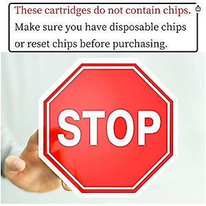 312XL 6 Color Refill Ink Cartridges No Chip Remanufactured Ink Cartridge for XP-15000 XP-15010 XP-15080 Sublimation Ink Cartridges Without Chip & Ink for XP15000 Printer