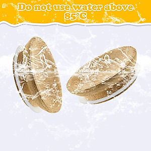 Wooden Lid Yogurt Jar Lids Round Wood Canning Lids Decorative Wood Lid Compatible with Yoplait Oui Lids for Home Kitchen Hotel Restaurant Yogurt Jars(8 Pack)