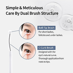 BENTON HONEST Eyelash Serum - Korean Skin Care Lash Serum with Hyaluronic Acid & Peptides | Eyelash Growth & Eyebrow Growth Serum (0.33 fl oz)