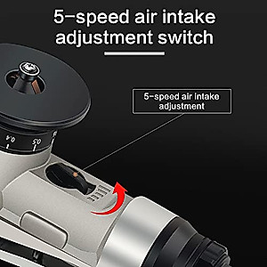 FOLCONROAD Pneumatic Mini Chamfering Machine, 45 Degree Beveling Metal Trimming Deburring Tool, Air-Powered Hand Held (Chamfering Machine+Inserts)