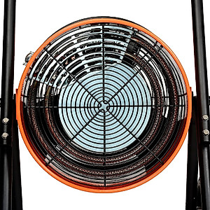 Global Industrial Portable Electric Salamander Heater, 240V 15 KW 1 Phase With 25'L Cable