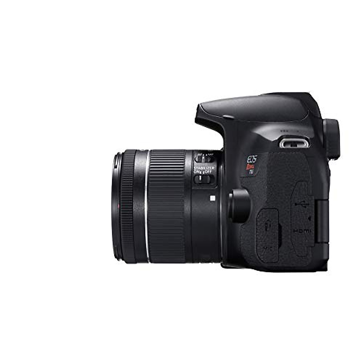 Canon EOS Rebel T8i EF-S 18-55mm is STM Lens Kit, Black