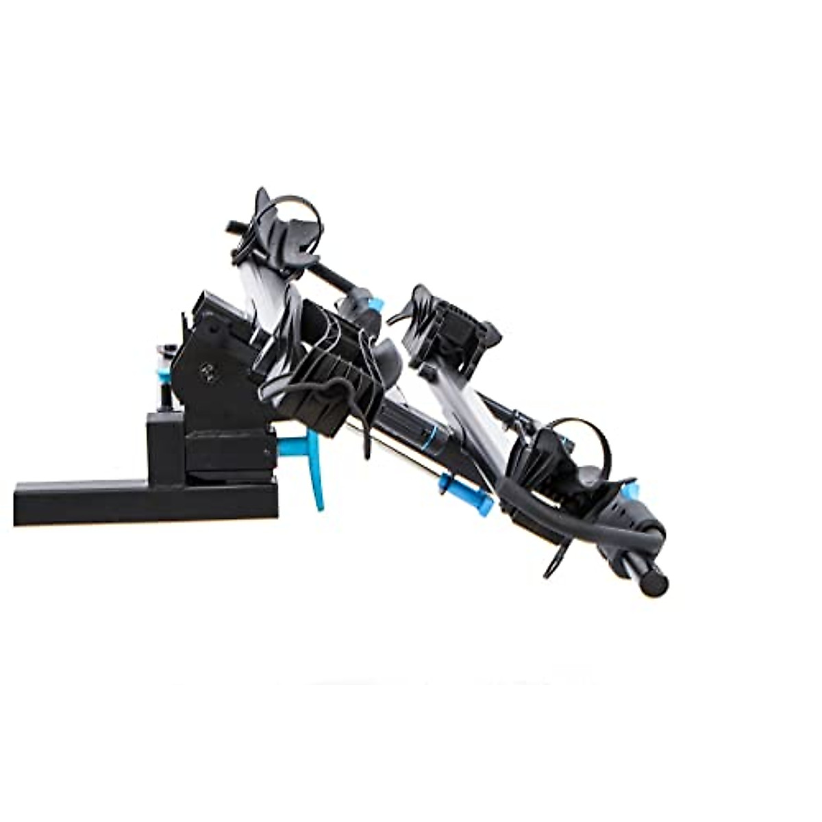 RockyMounts BackStage 2" Receiver Swing Away platform hitch 2 bicycle rack. Allows full access to the rear of the vehicle with bikes on or off the rack.