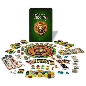 Ravensburger The Castles of Tuscany Strategy Game for Ages 12 & Up - A Fast, Strategic Game of Region Building During The Italian Renaissance
