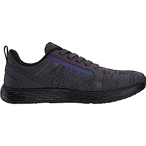 WHITIN Men's Wide Width Toe Box Road Running Size 11 11.5 Tennis Sports Breathable Indoor Lightweight Gym Rubber Non Slip Cushioned Grey 45