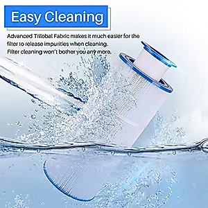 POOLPURE Replacement Filter for Sundance 6541-397, AK-6541397, UFC-397, Sundance Micro Clean Ultra Set, with Outer Filter # 6473-165 and Inner Filter 6473-164, 1 Pack
