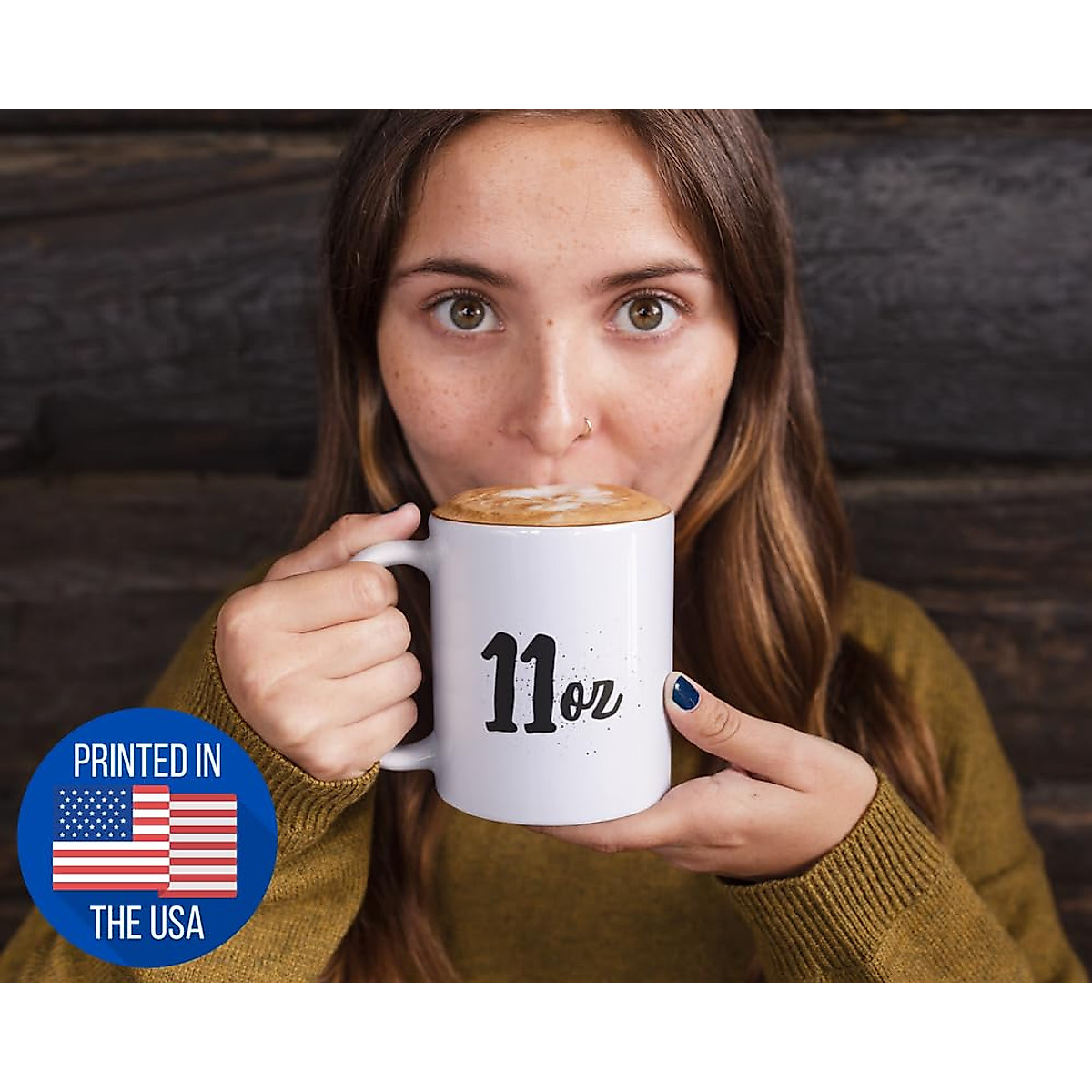 EzGift Funny StepMom Mug Gift from Stepdaughter Stepson I Smile Because Youre My Step Mom Birthday Mothers Day StepMother Gag Present Cof White