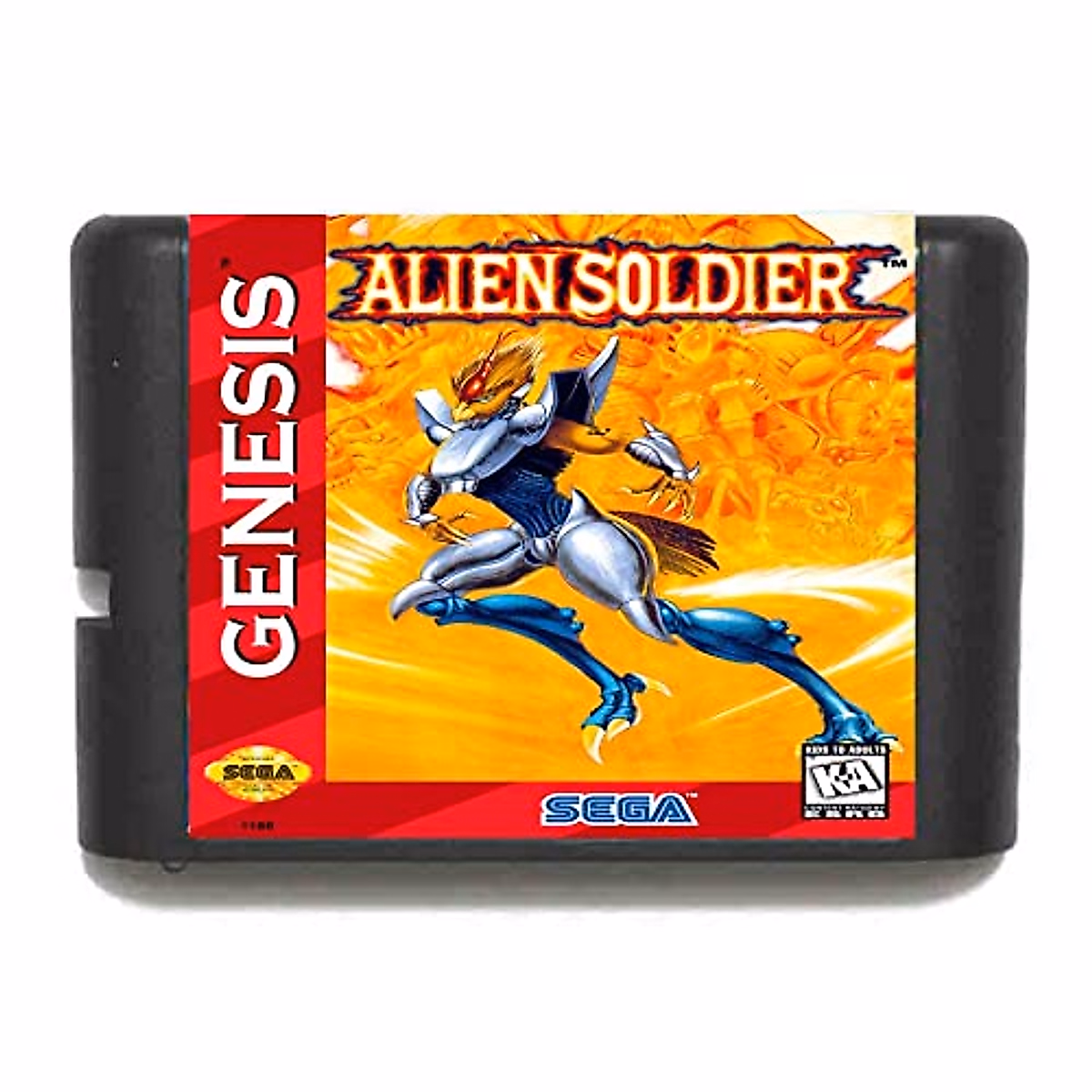 Alien Soldier 16 bit MD Game Card For 16 bit Sega MegaDrive Genesis game console-JP SHELL