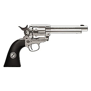 Umarex Colt Peacemaker Revolver Single Action Army Six-Shooter .177 Caliber Air Pistol, Pellet Gun, Black