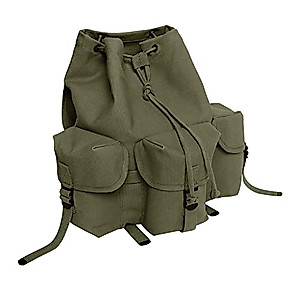 Rothco Canvas G.I. Style Soft Pack, Olive Drab