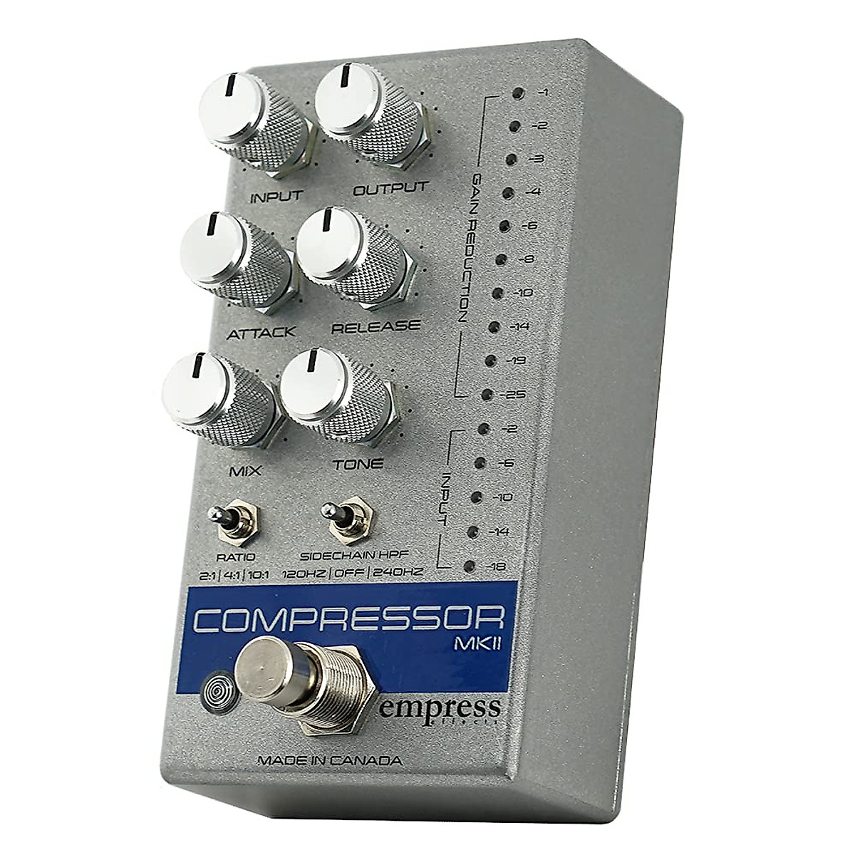 Empress Compressor MKII Guitar Effects Pedal, Silver Sparkle, CP2S