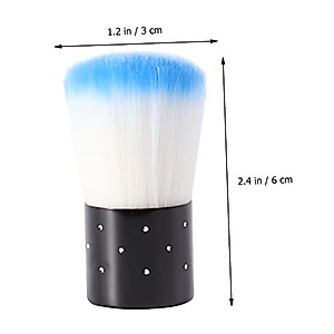 9 PCS mushroom brush cleaner nail art tools brush kabuki brushes for makeup pinceles para uñas acrilicas nail nail brush acrylic cosmetics brush powder brush paint soft