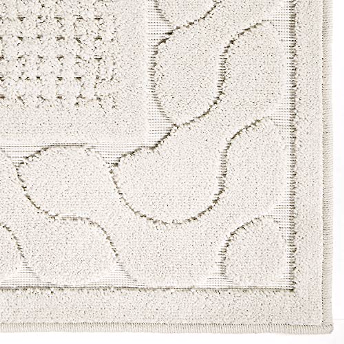 My Texas House by Orian Indoor/Outdoor Picket Fences Area Rug, 5'2" x 7'6", Natural