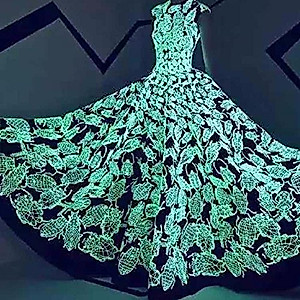 Simthread [Long Glow Duration] Embroidery Machine Thread Glow in The Dark Thread 6 Colors 1000 Yards 30WT, 100% Polyester Embroidery Threads for Music Festivals, Parties, Raves, and More