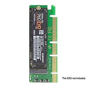chenyang M.2 NVME to PCIe 3.0 X16 Adapter NVME/AHCI SSD to PCI Express Expansion Card Adapter