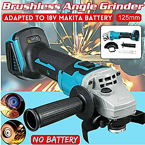 KUYYFDS Power Tools, Angle Grinder Cordless Brushless Motor 18V Cordless Brushless Motor
