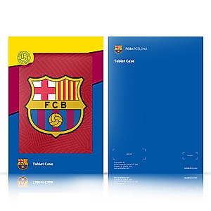 Head Case Designs Officially Licensed FC Barcelona Third 2022/23 Crest Kit Leather Book Wallet Case Cover Compatible with Apple iPad 10.2 2019/2020/2021