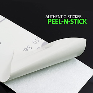 Anley 5 X 3 inch Worn American US Flag Decal - Patriotic Stars Reflective Stripe USA Flag Car Stickers - Support US Military (3 Pack)